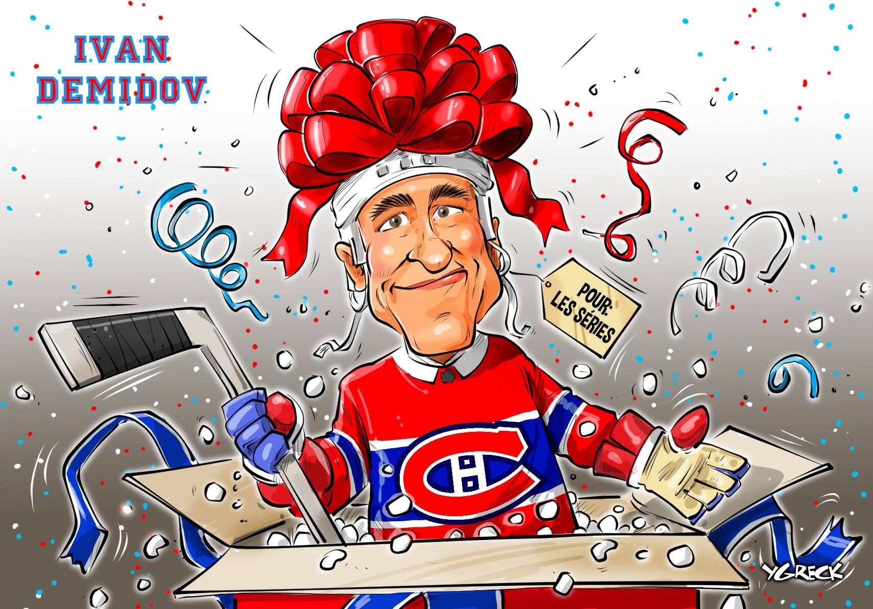 La caricature d'Ygreck en vidéo: Noël avant l'heure pour le CH | JDQ