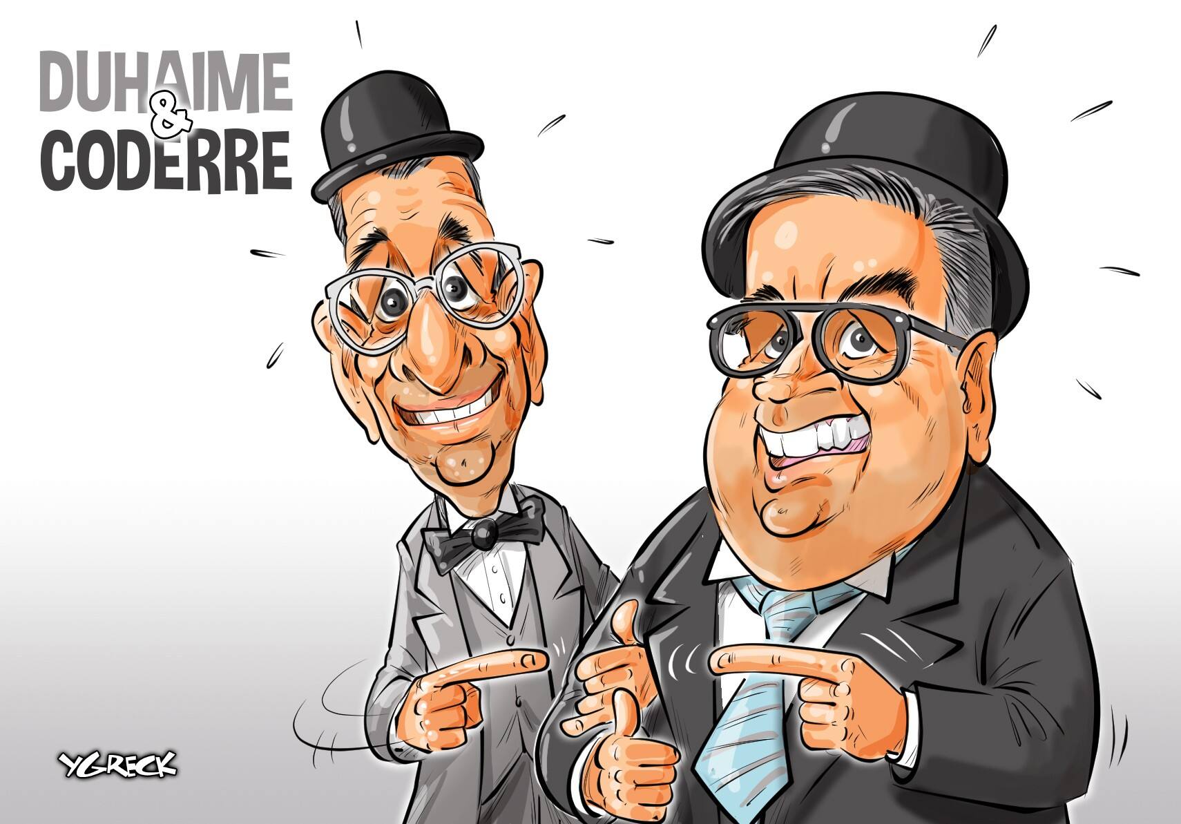 La caricature d'Ygreck en vidéo: Coderre appuie Duhaime | JDQ