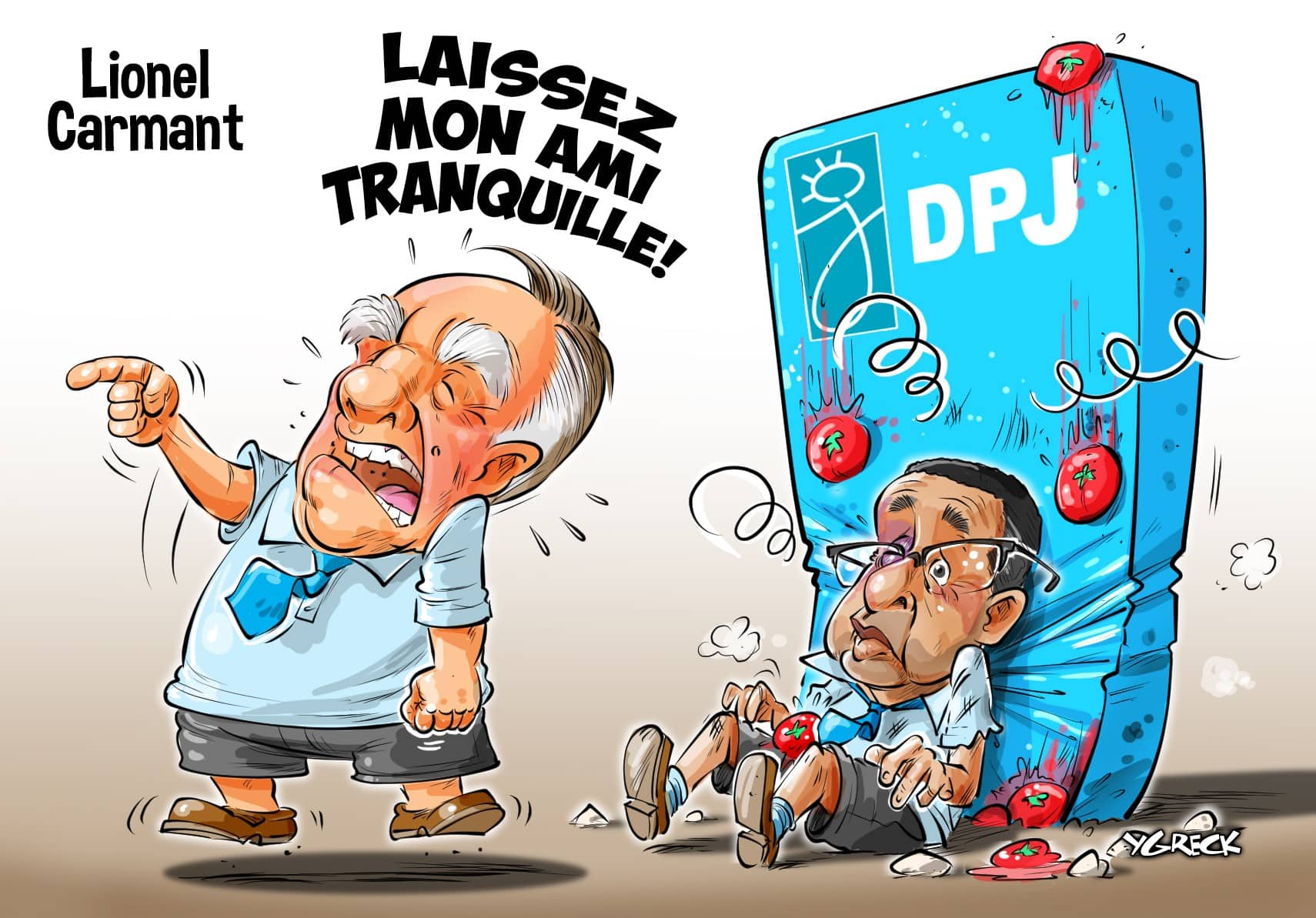 La caricature d’Ygreck en vidéo: François Legault défend Lionel Carmant ...