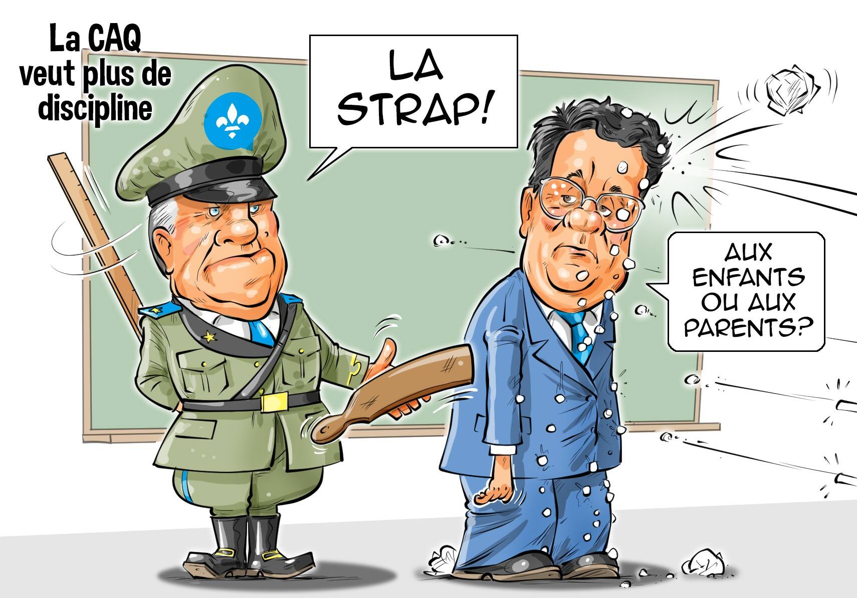 La caricature d'Ygreck en vidéo: François Legault veut plus de ...