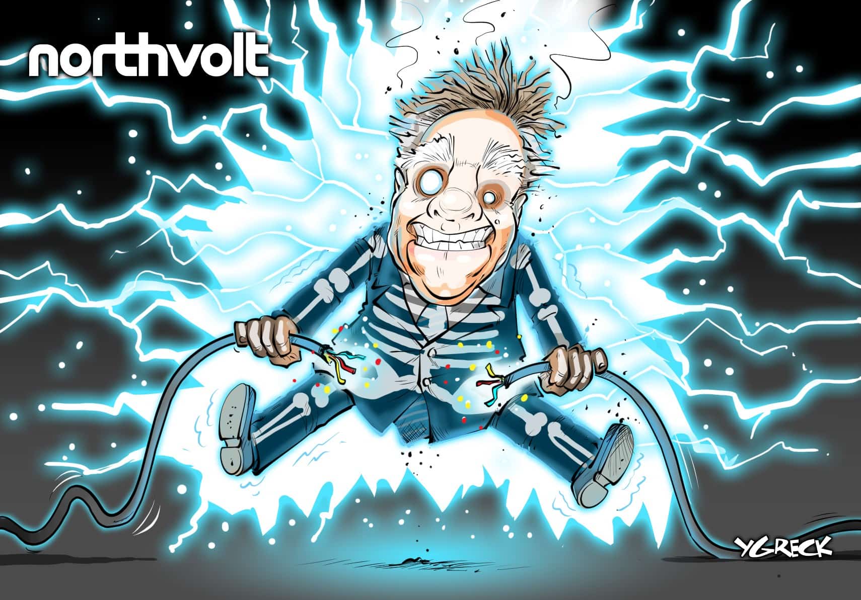 La caricature d'Ygreck en vidéo: François Legault et Northvolt | JDQ