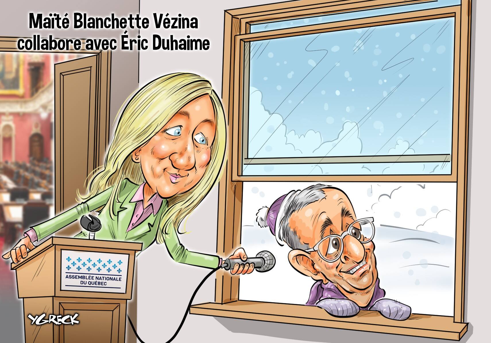 La caricature d'Ygreck en vidéo: Maïté Blanchette Vézina collabore avec ...
