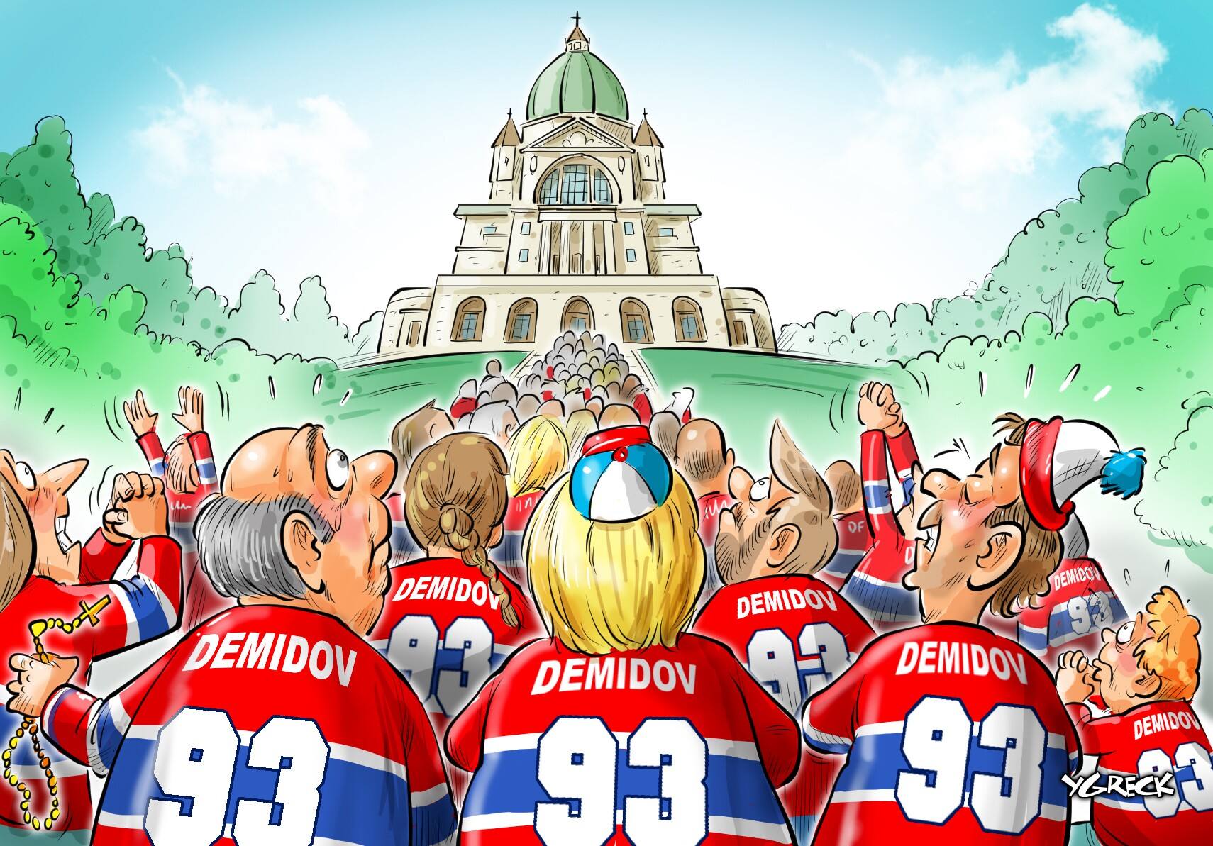 La caricature d'Ygreck en vidéo: saison du pèlerinage | JDQ