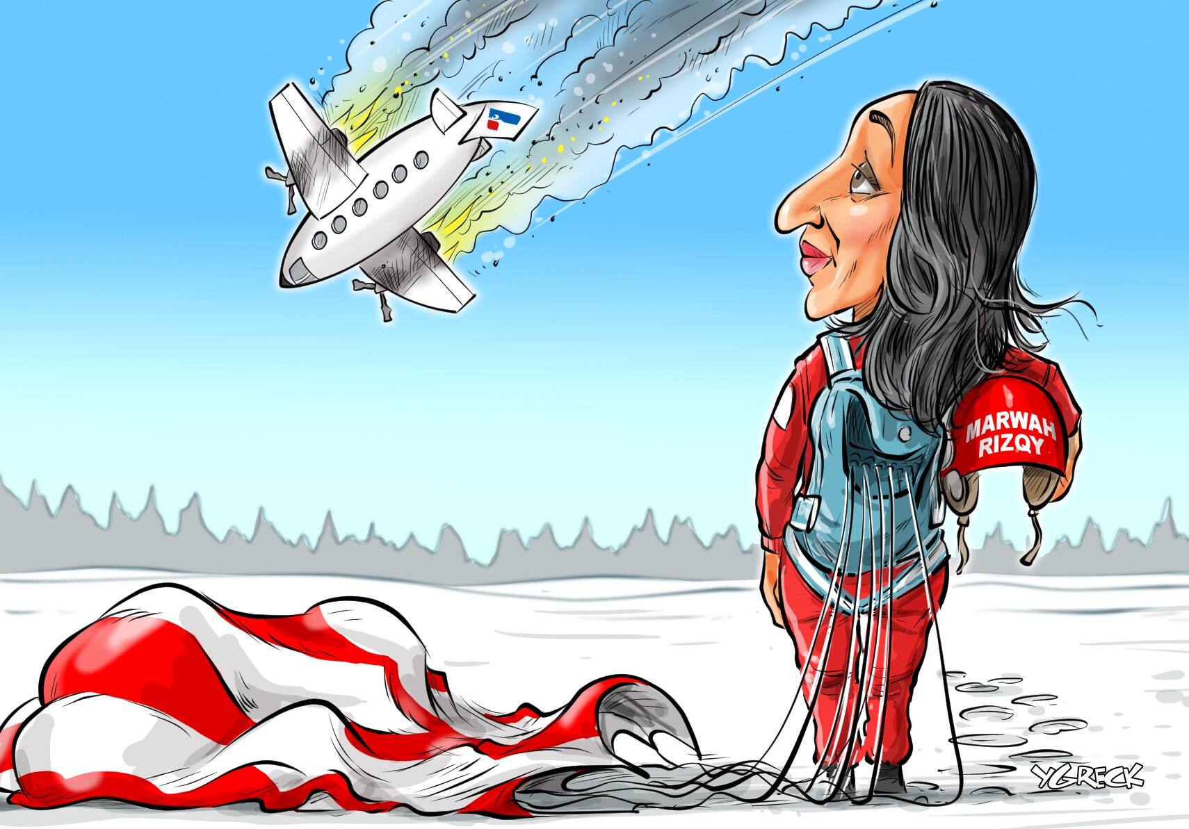 La caricature d'Ygreck en vidéo: Marwah Rizqy et la crise au PLQ | JDQ