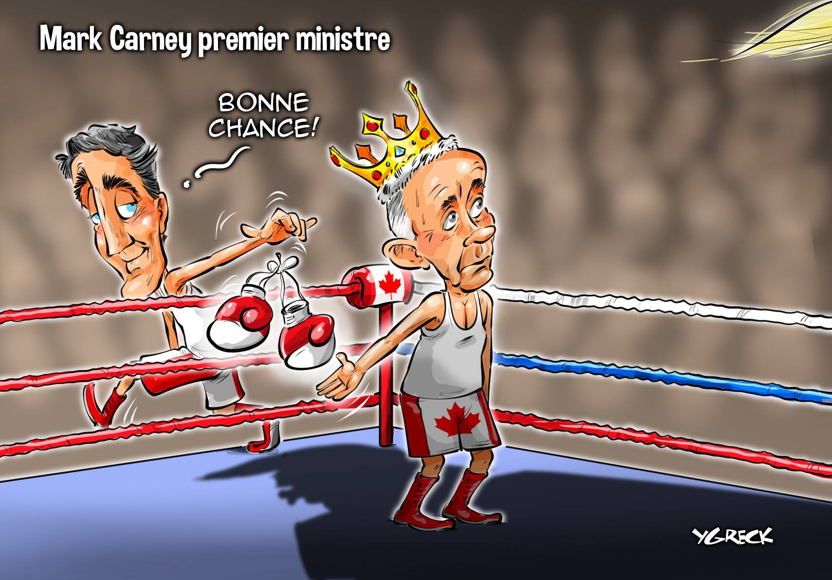 La caricature d’Ygreck en vidéo: place à Mark Carney! | JDQ