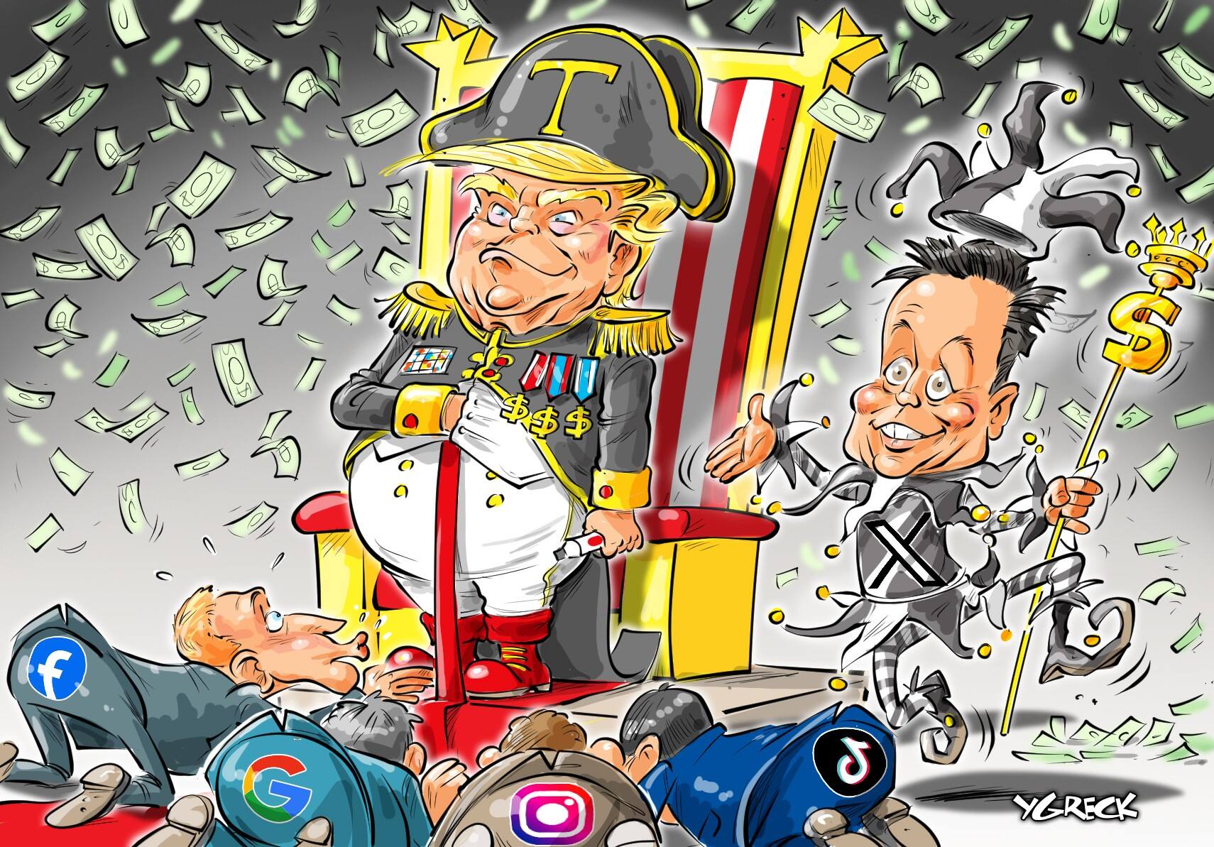 La caricature d’Ygreck en vidéo: la présidence Trump-Musk | JDQ
