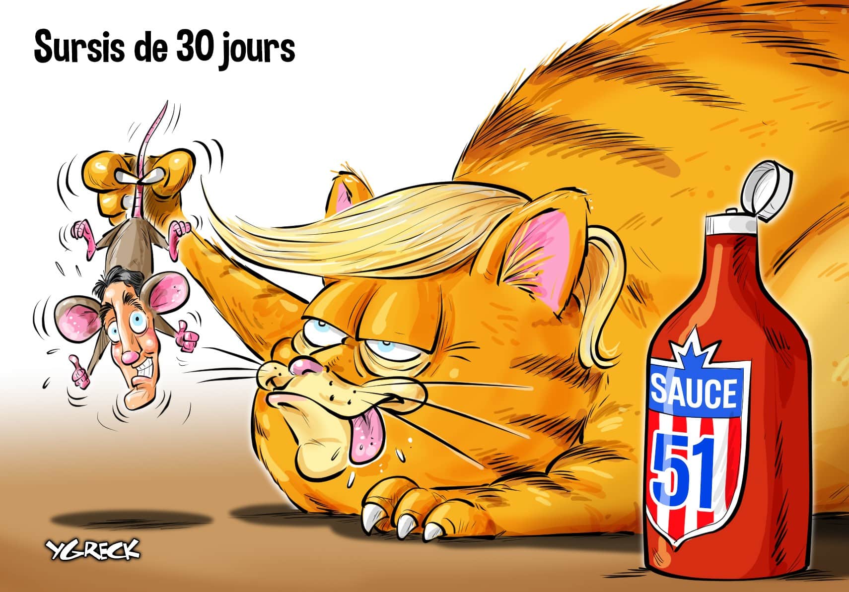 La caricature d’Ygreck en vidéo: sursis de 30 jours | JDQ