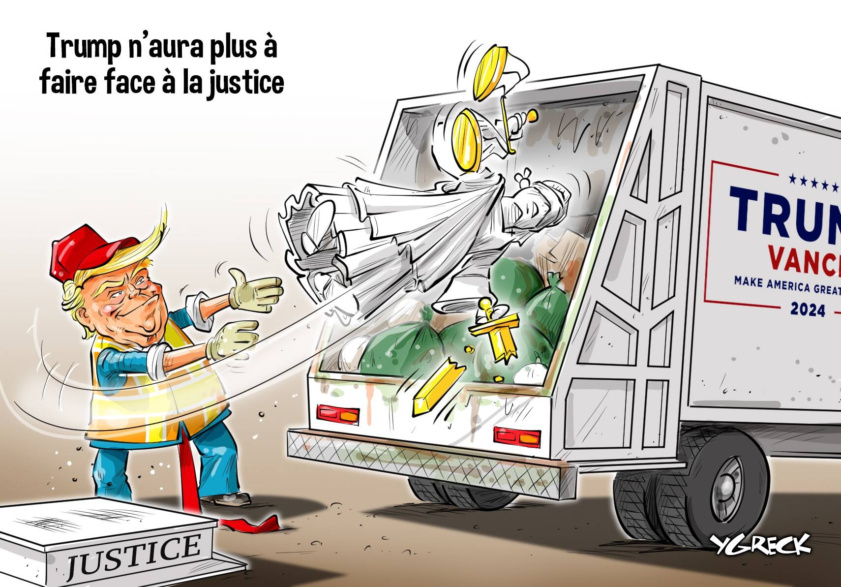 La caricature d’Ygreck en vidéo: Trump n'aura plus à faire face à la ...