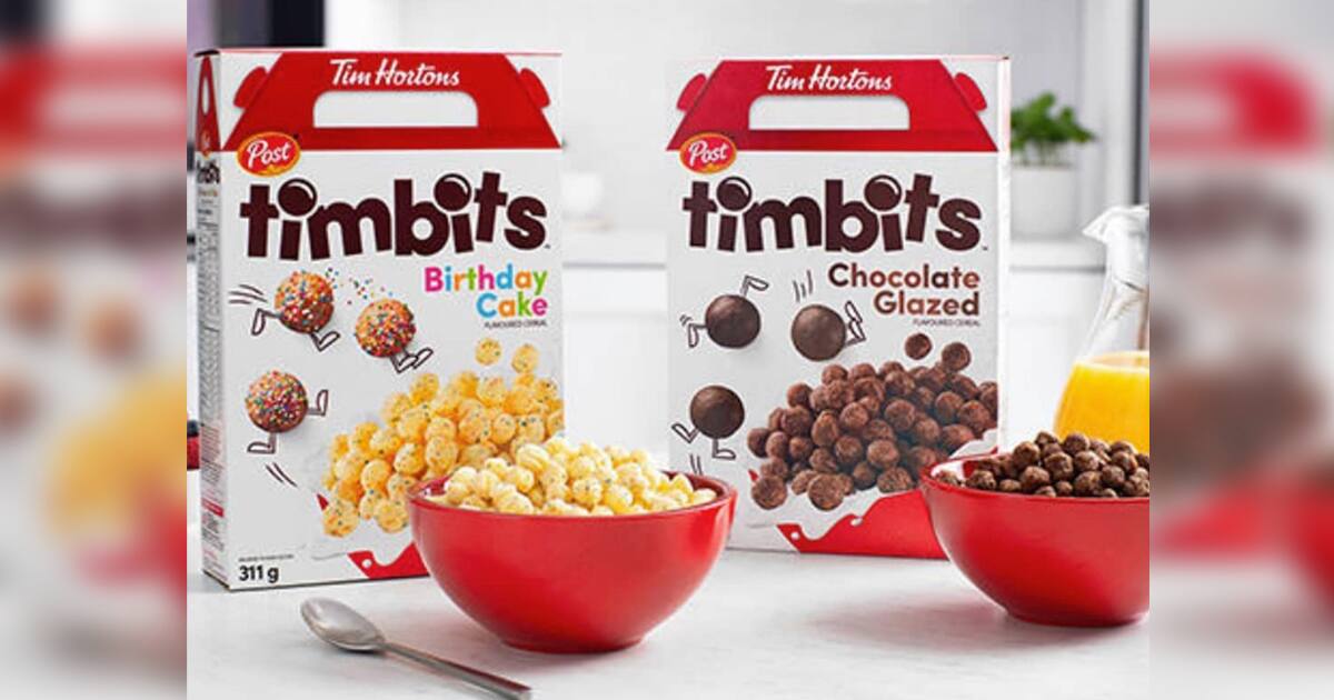 Les céréales Timbits de Tim Hortons seront bientôt mises sur le marché ...