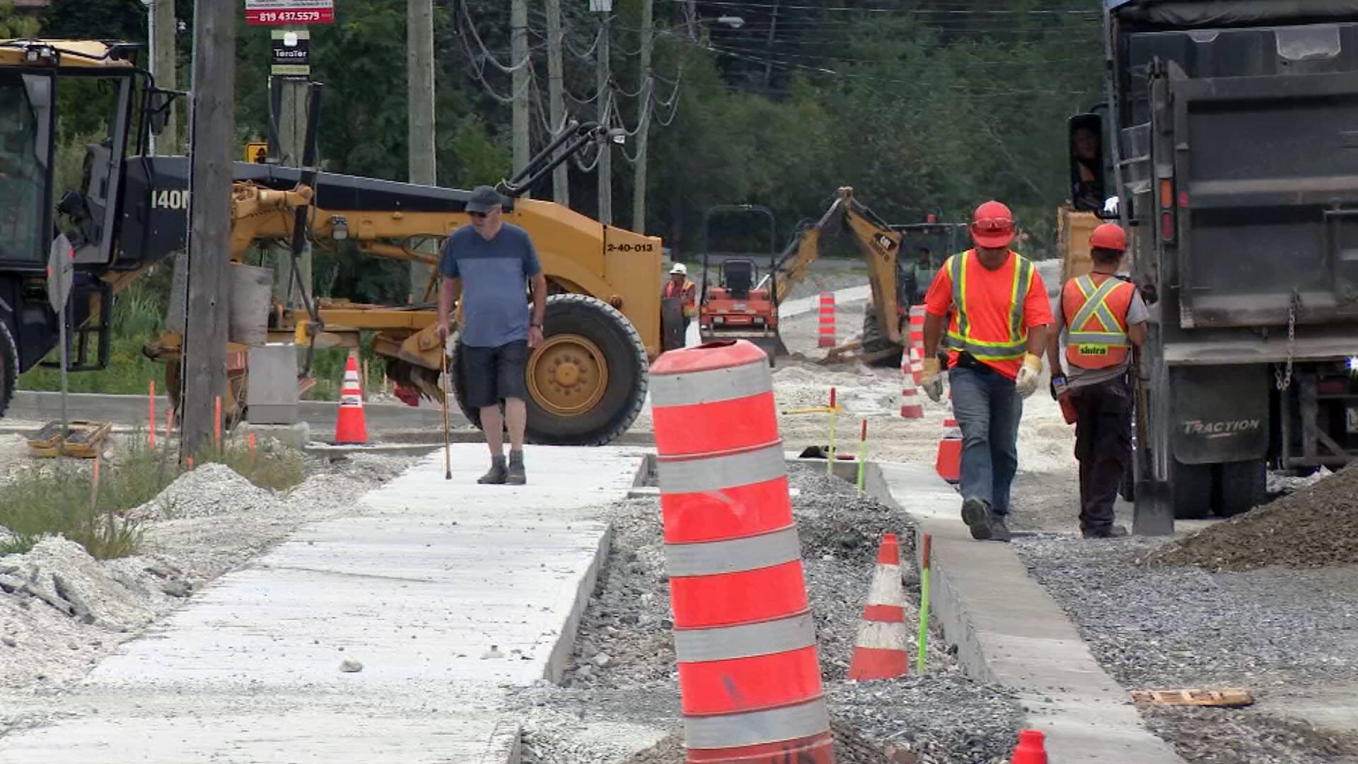 Un chantier routier s'achève à Sherbrooke | TVA Nouvelles