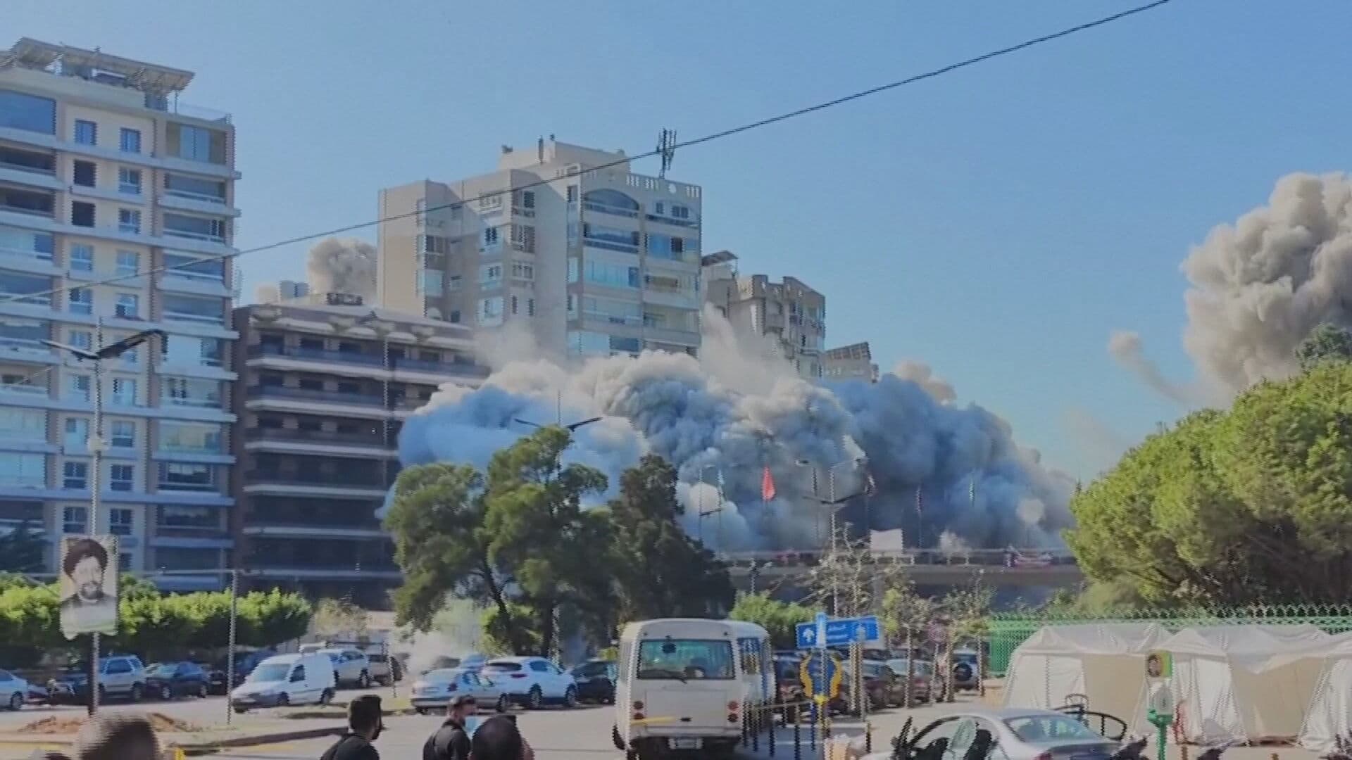 IN PICTURES | Series of Israeli strikes on the southern suburbs of ...