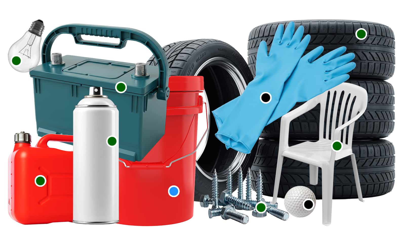 Recyclage? Poubelle? Compost? Voici votre guide du tri pièce par pièce ...
