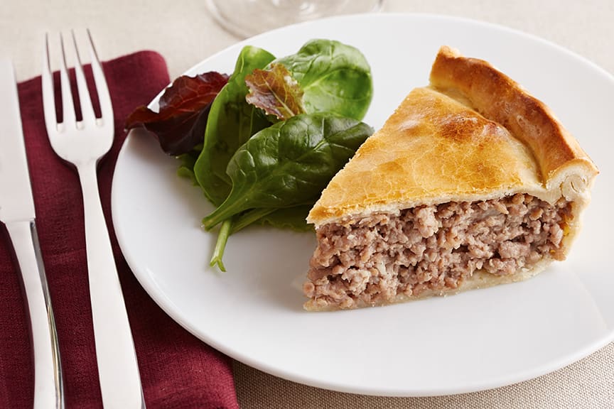 Recette de tourtière traditionnelle | Recettes du Québec