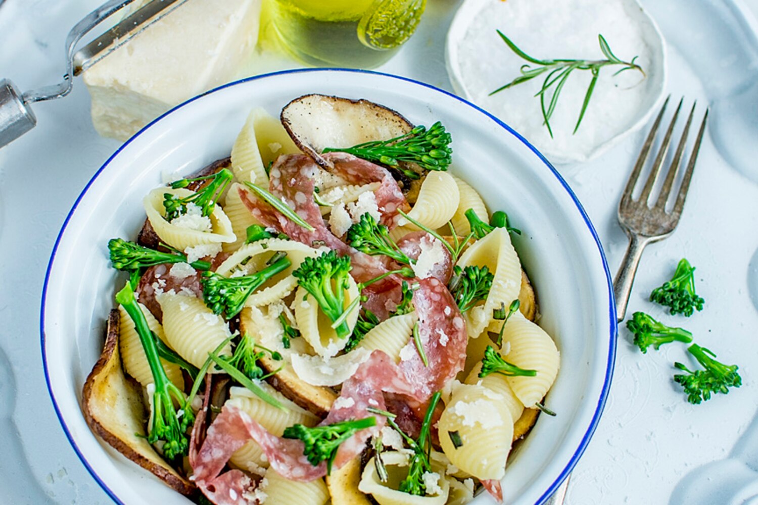 Recette de pâtes forestières aux rapinis | Recettes du Québec