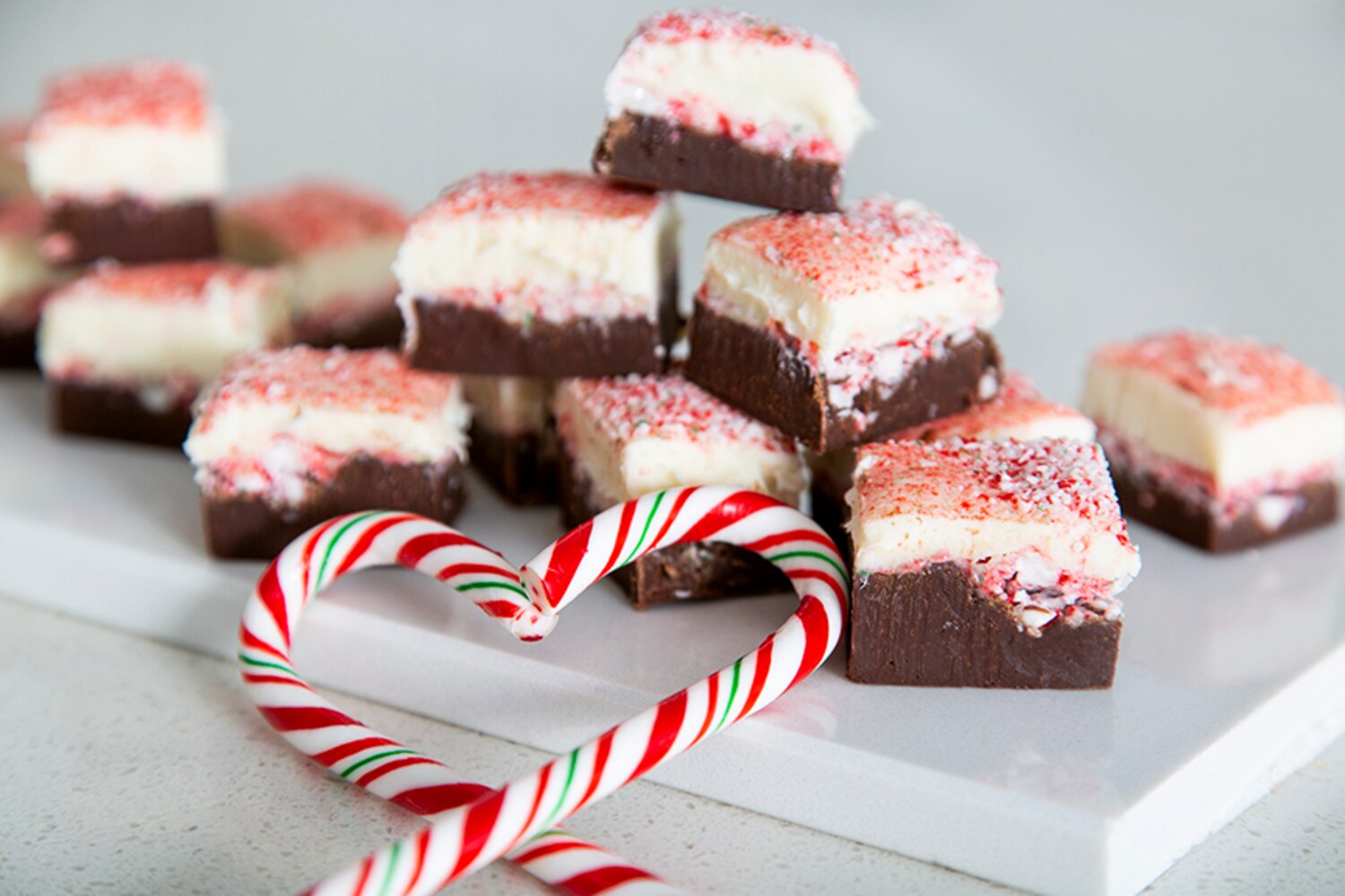 Recette de fudge duo de chocolat et menthe | Recettes du Québec