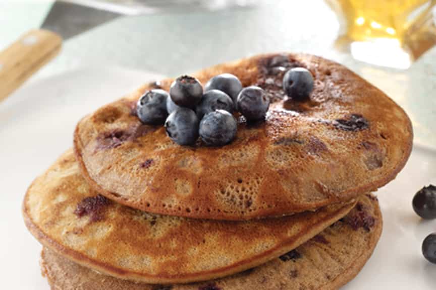 Crêpes aux bleuets et aux noisettes | Recettes du Québec