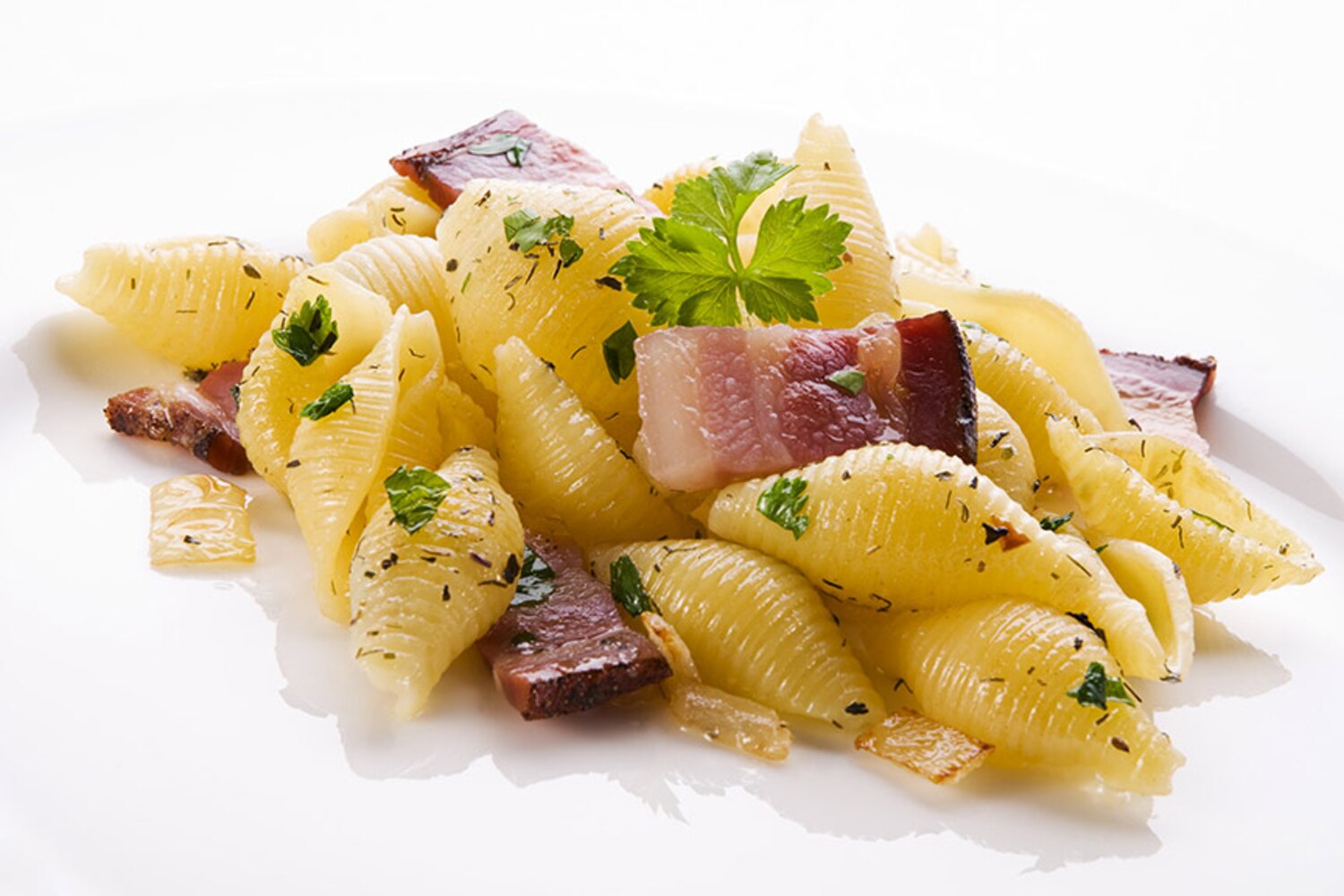 Recette de salade froide coquilles et bacon | Recettes du Québec