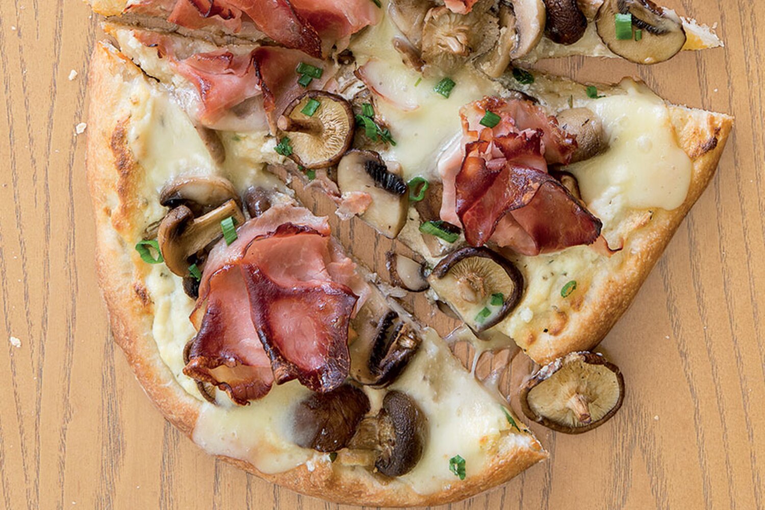 Pizza blanche | Recettes du Québec