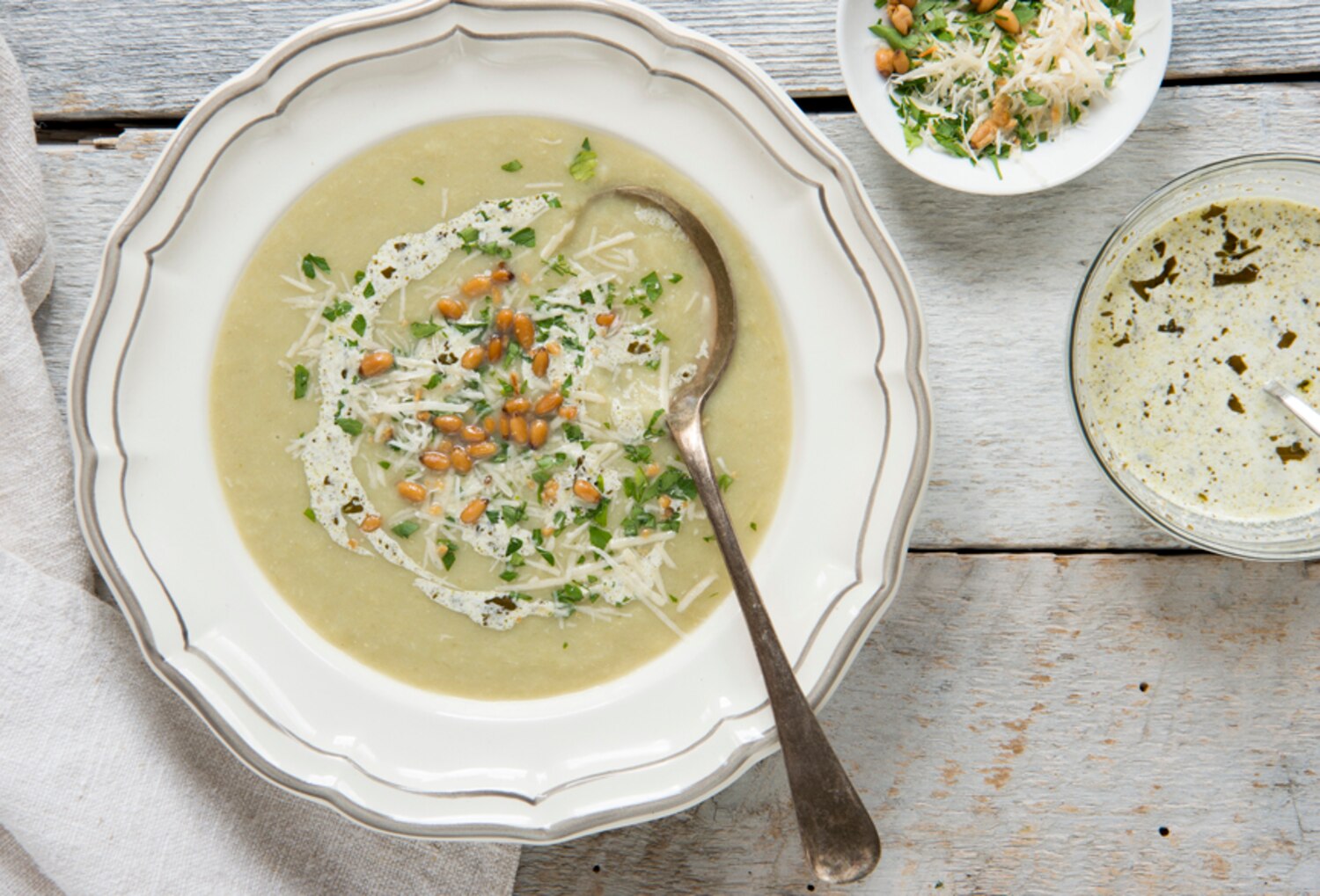 velouté d'artichauts au parmesan et au pesto | Recettes du Québec