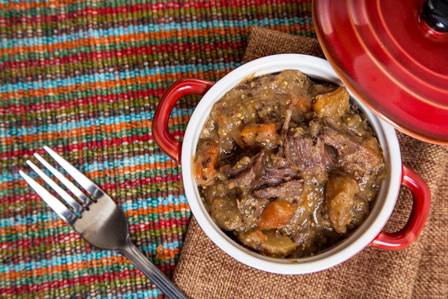 Ragoût de boeuf mijoteuse à la moutarde | Recettes du Québec