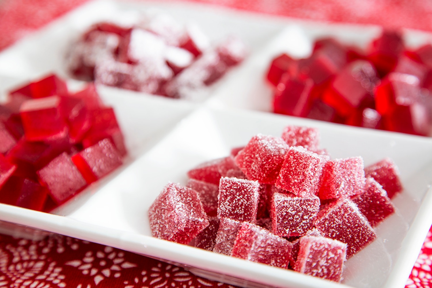 Recette de jujubes aux canneberges et gingembre | Recettes du Québec