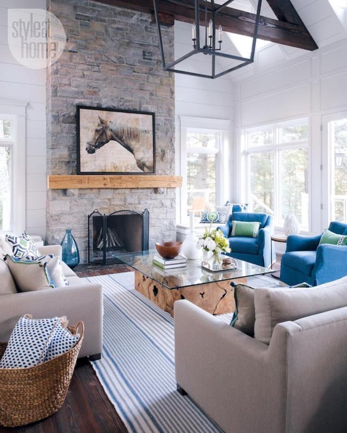 These Cottage Living Rooms Are All About Comfort | Style at Home