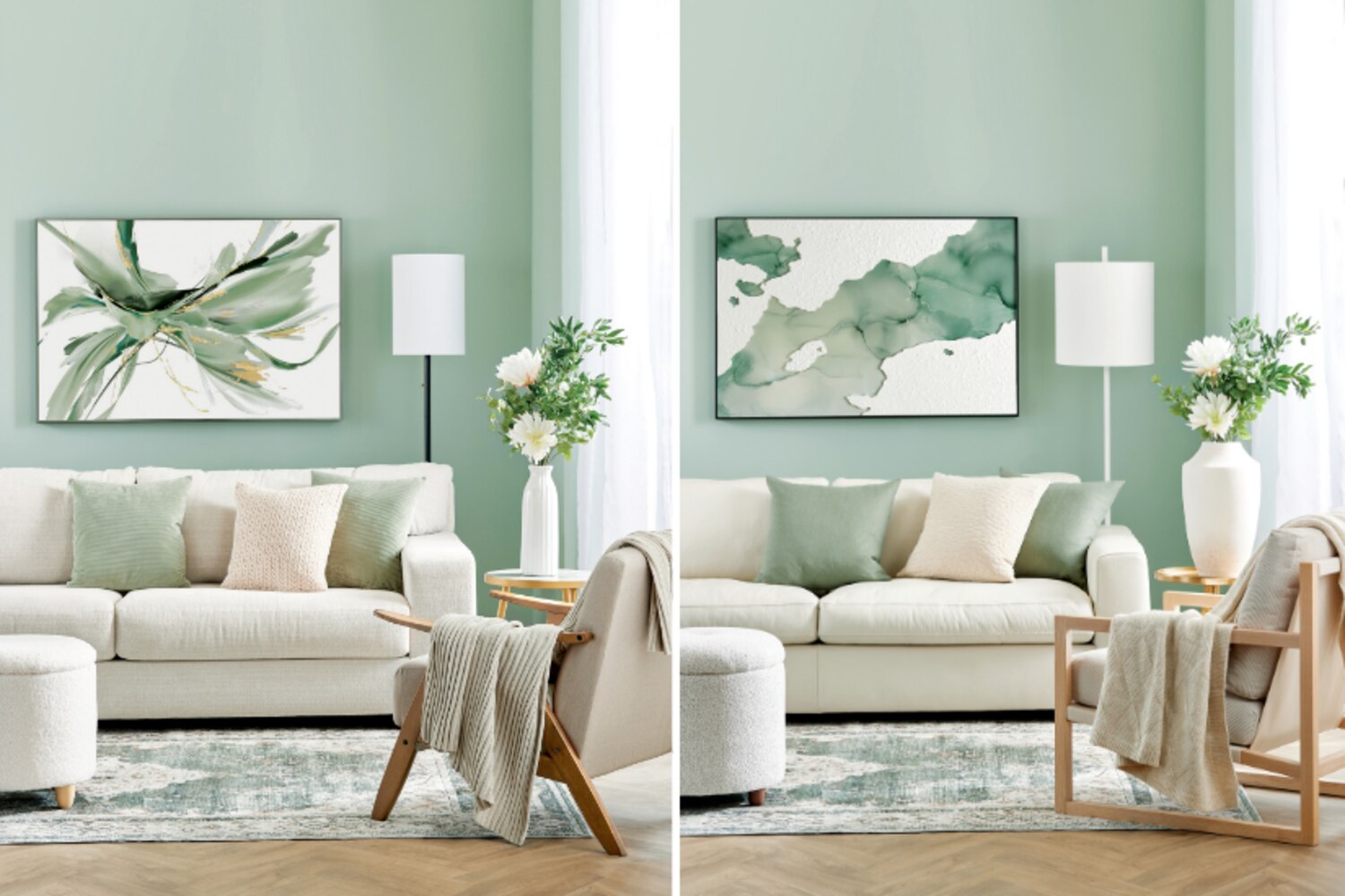 High Or Low: Spring-Fresh Living Room | Style at Home