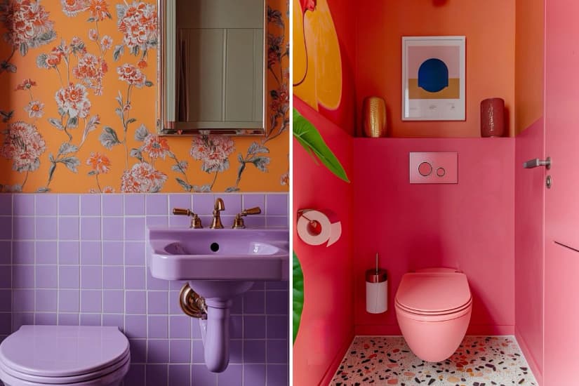 These Colourful Toilets Are So *Not* Your Grandma's Style | Style at Home