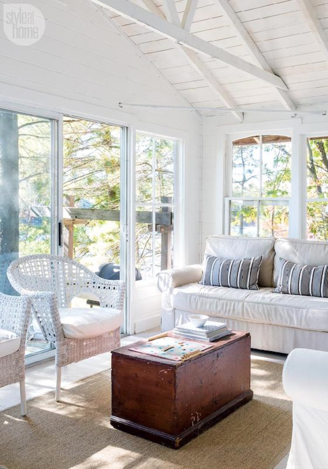 These Cottage Living Rooms Are All About Comfort | Style at Home