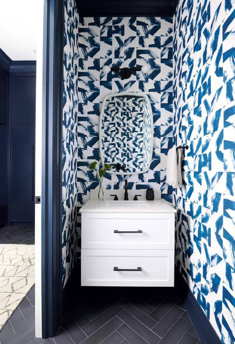 12 Colourful Ideas For A Playful Powder Room | Style at Home