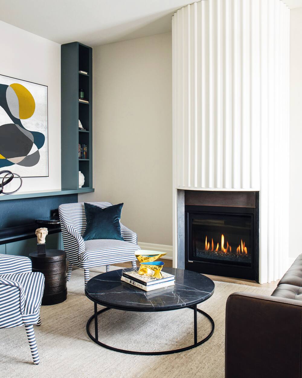 A Living Room Defined By Millwork Marries Form And Function | Style at Home