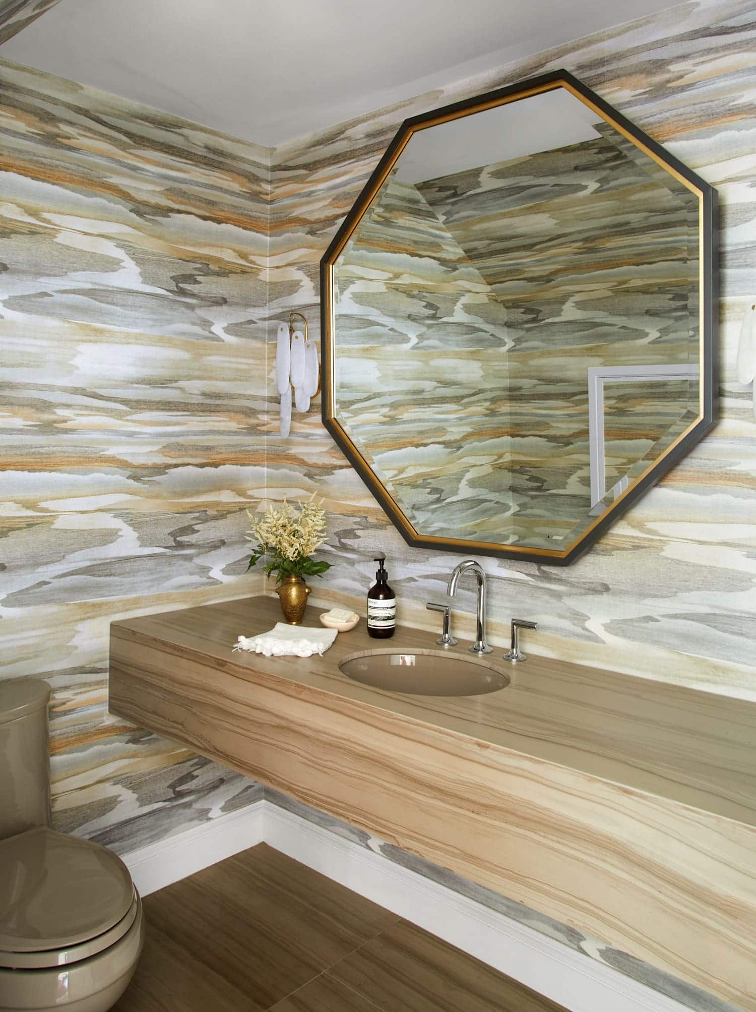 12 Colourful Ideas For A Playful Powder Room | Style at Home