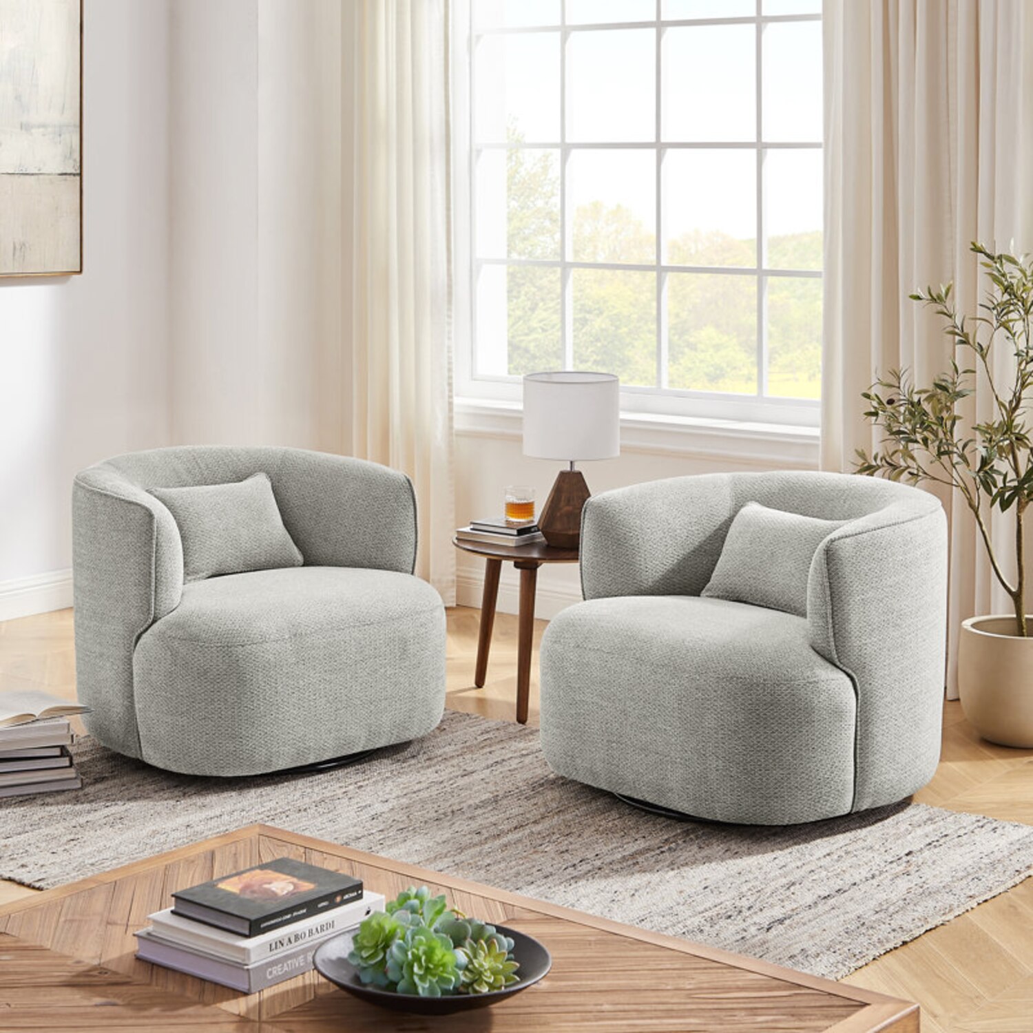 10 Best Swivel Chairs For A Comfortable Living Room 2024 | Style at Home