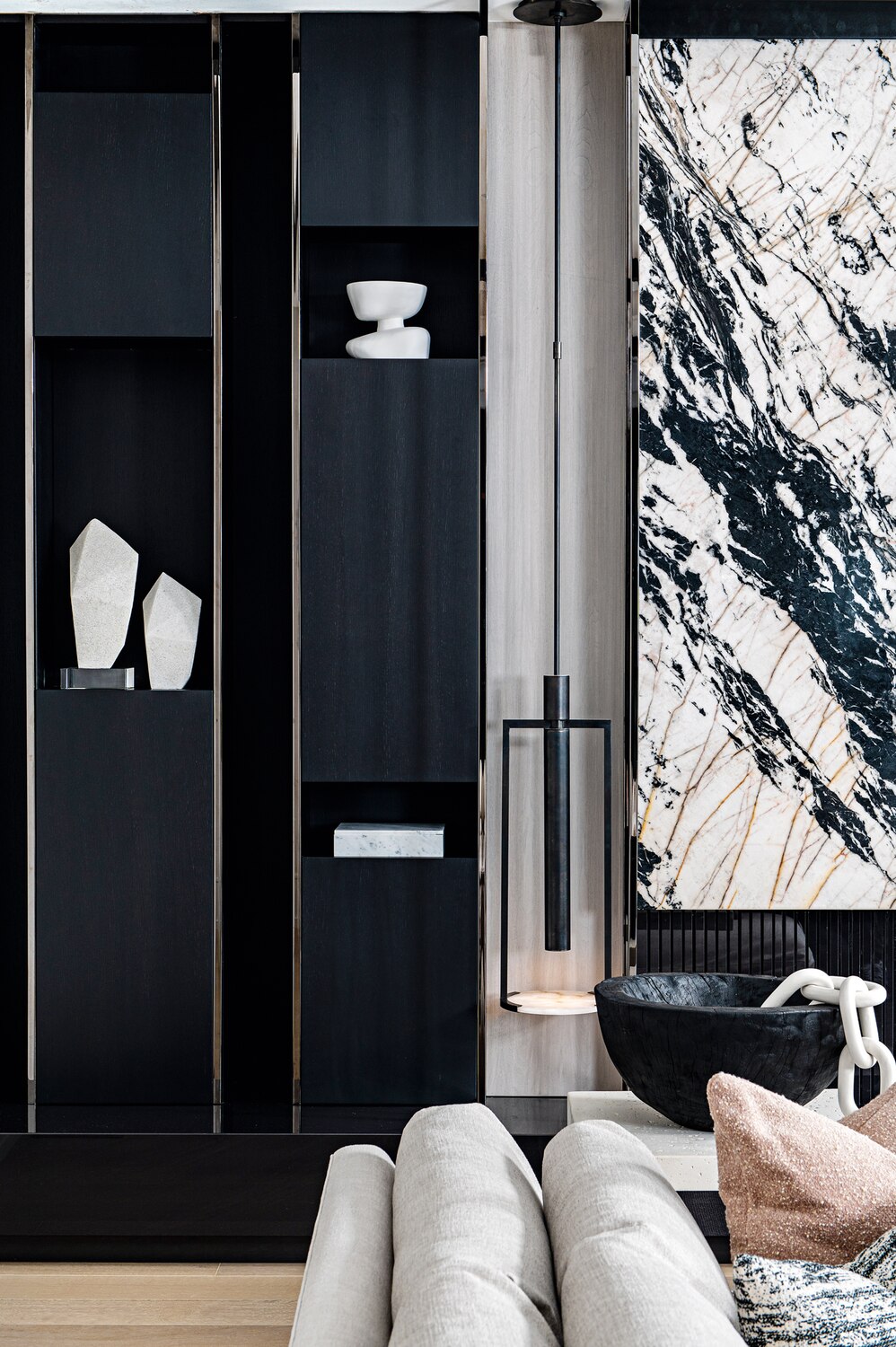 A sleek Storage Solutions in a Busy Family Home | Style at Home