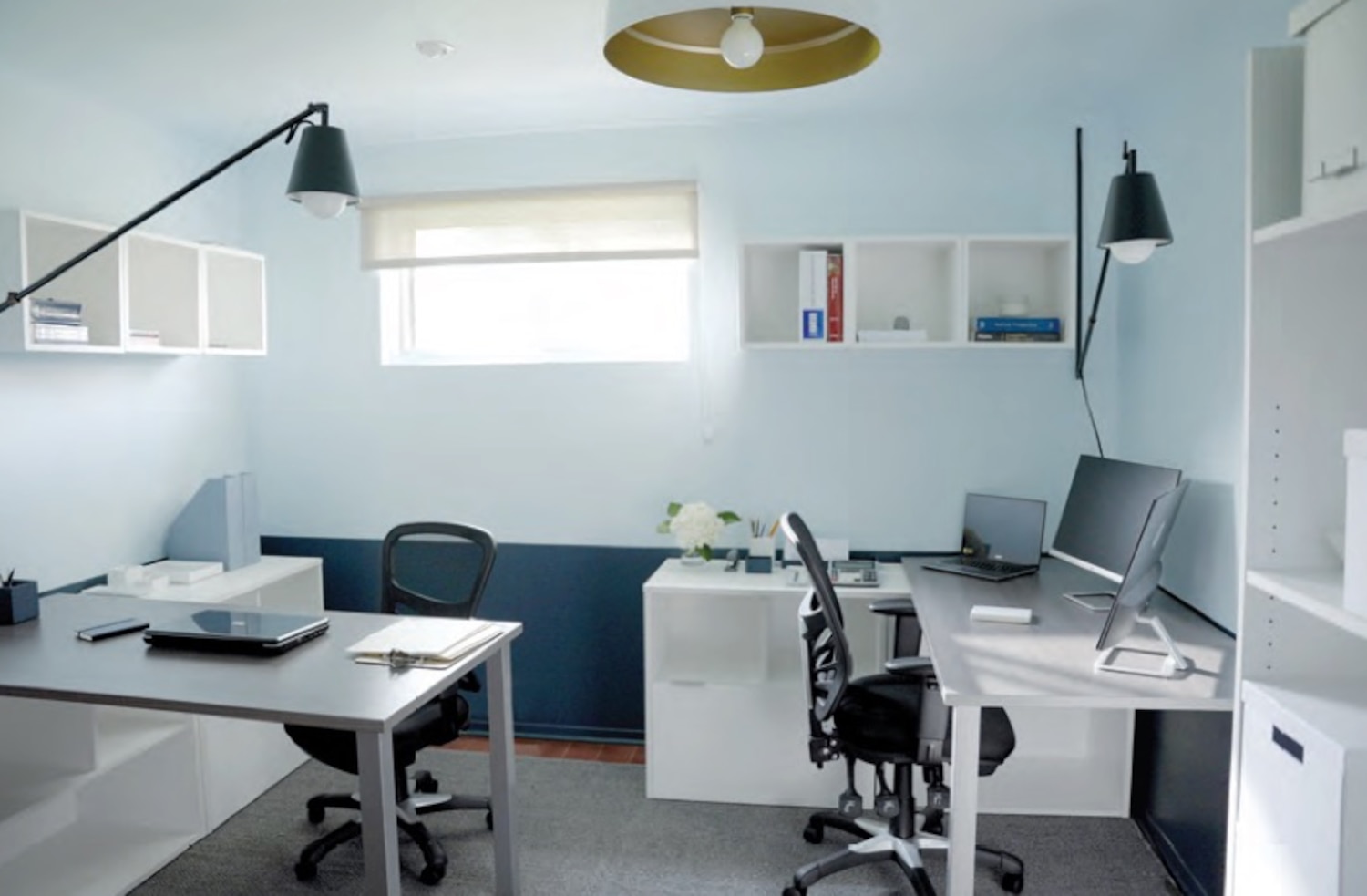 Two Person Office Layout 36 Inspirational Home Office Workspaces That
