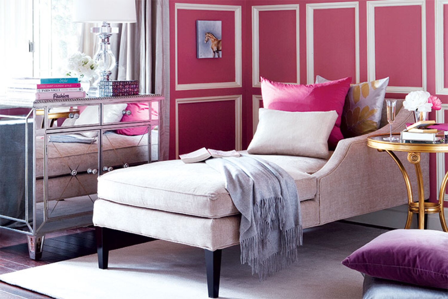 High/low: Stylish boudoir | Style at Home