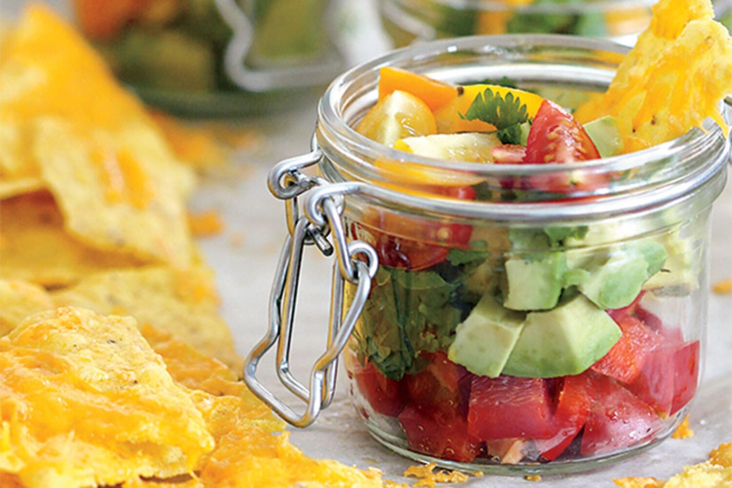 Recipe: Cheesy nachos with salsa cups | Style at Home