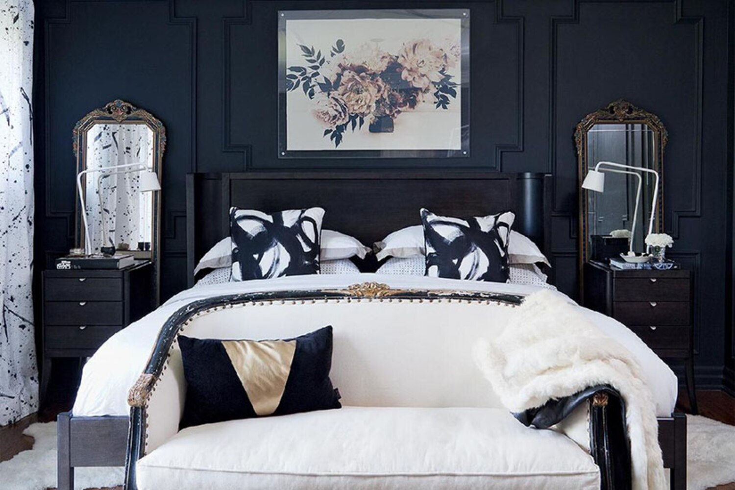 Bedroom decor: Moody and dramatic master suite | Style at Home