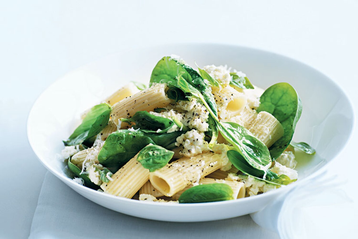 Recipe: Ricotta & spinach pasta | Style at Home