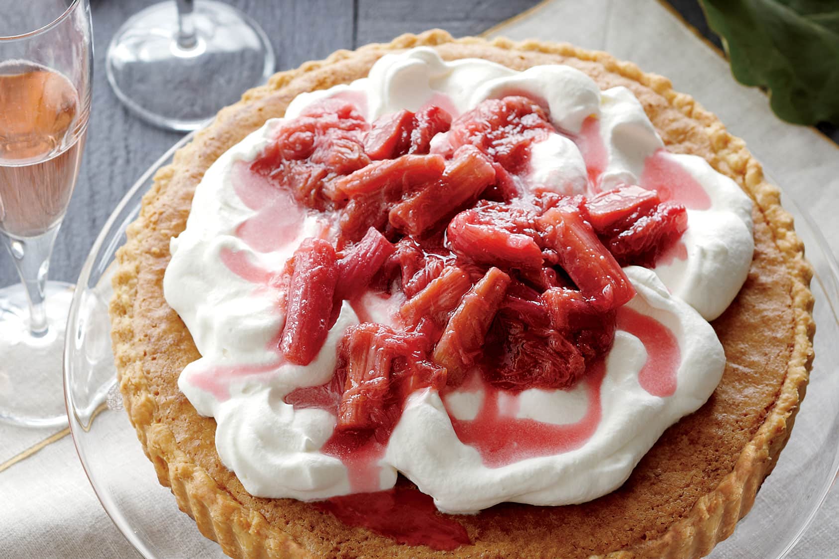 Recipe: Rhubarb frangipane tart | Style at Home