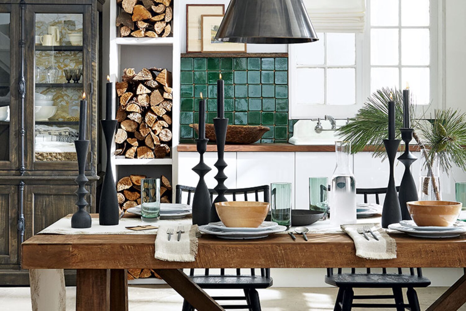 High/low: Festive dining room | Style at Home