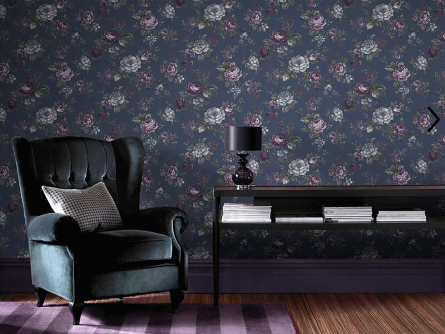 8 moody wallcoverings | Style at Home