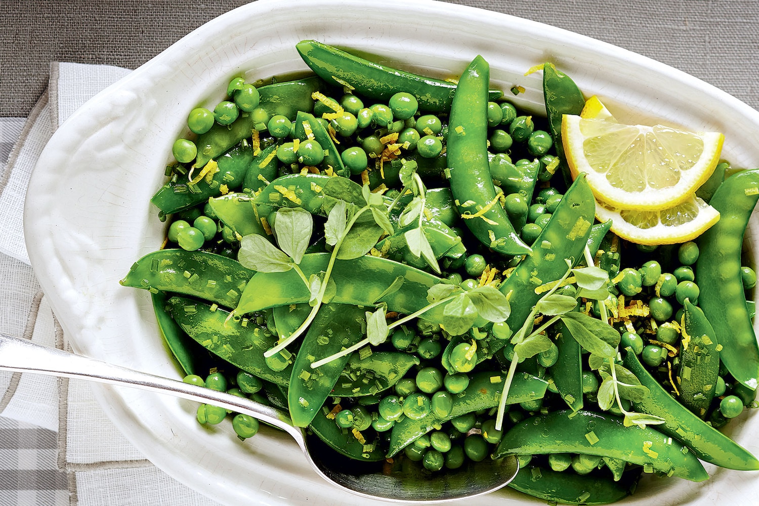 Recipe: Three peas with lemon | Style at Home