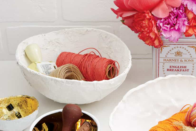 DIY project: Papier mache bowls | Style at Home
