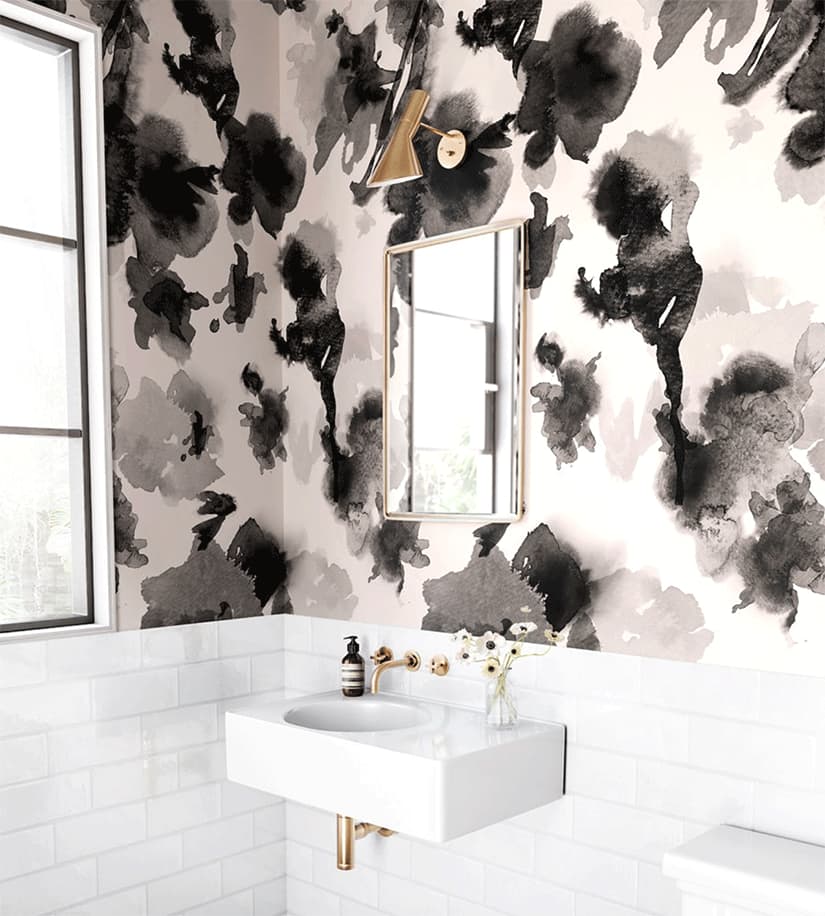 8 moody wallcoverings | Style at Home