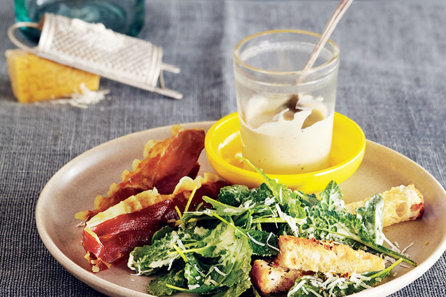 Recipe: Baby kale caesar salad | Style at Home