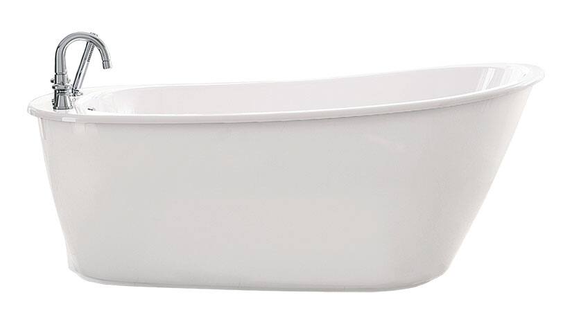 High/low: Sleek, eclectic bathroom | Style at Home