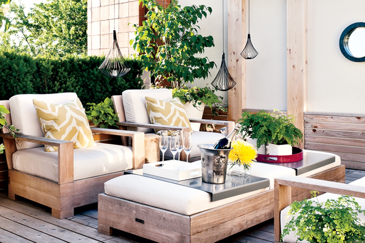 Outdoor decor: Modern rustic rooftop terrace | Style at Home