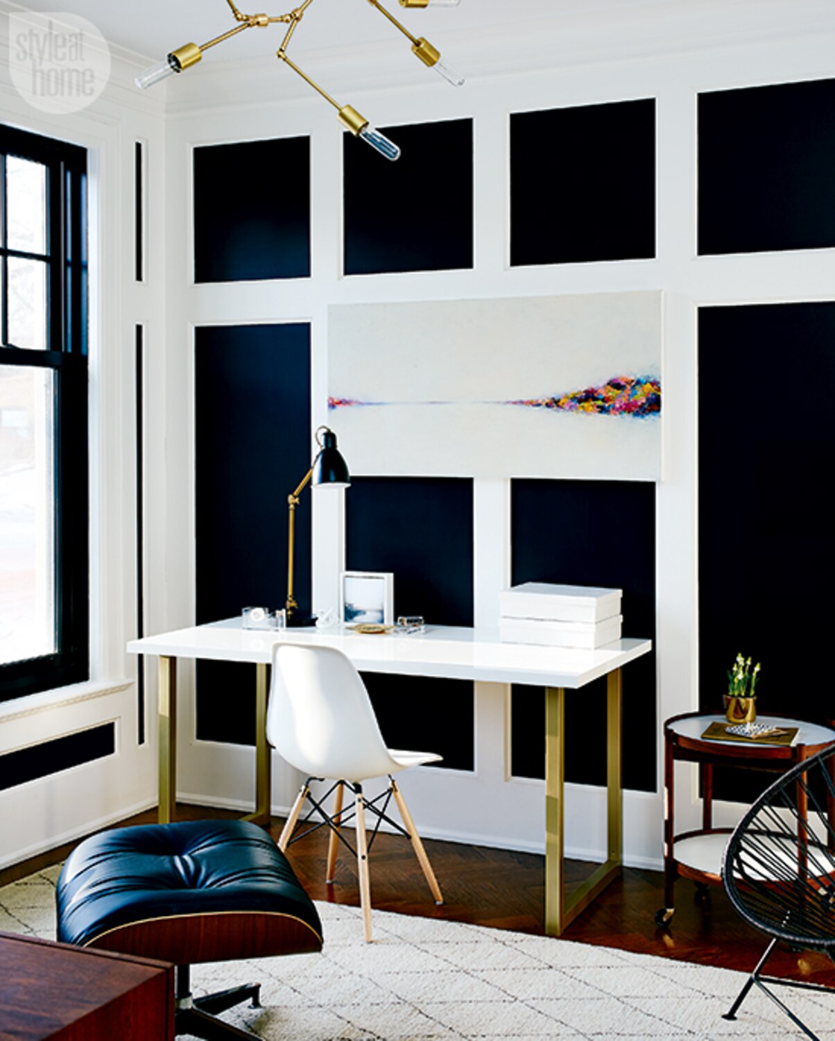 These dark & dramatic rooms will convince you to be more daring with ...
