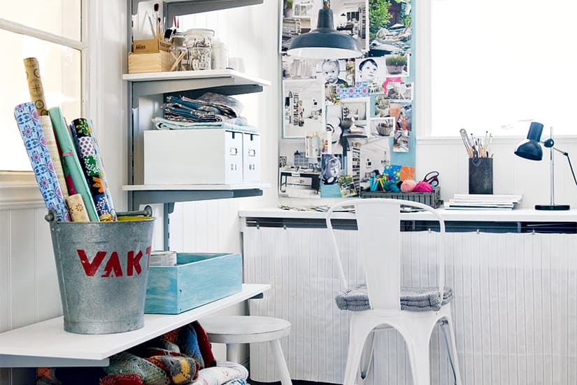 Organizing solution: Space-saving craft studio | Style at Home